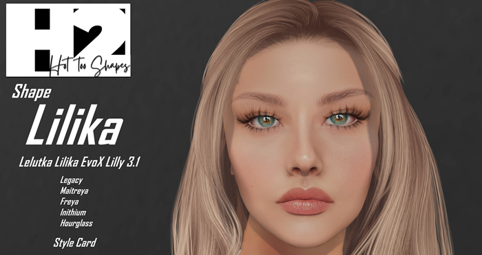 Second Life Marketplace - H2 - SHAPE Lilika Lelutka EvoX Lilly 3.1